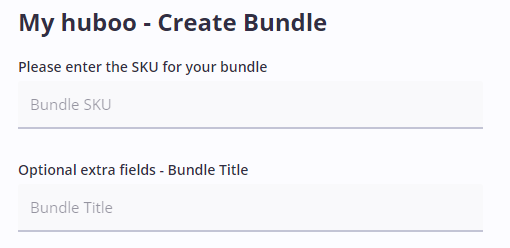 Creating Bundles With Huboo (Multiple Items Under A Single SKU)