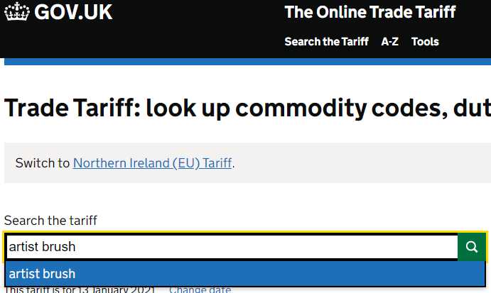 Finding The Correct Commodity Code For Your Products