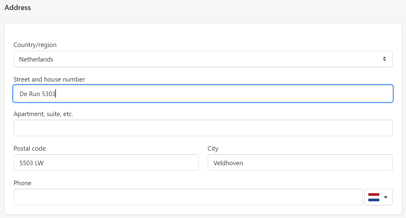 Shopify > Creating & Updating Inventory Locations