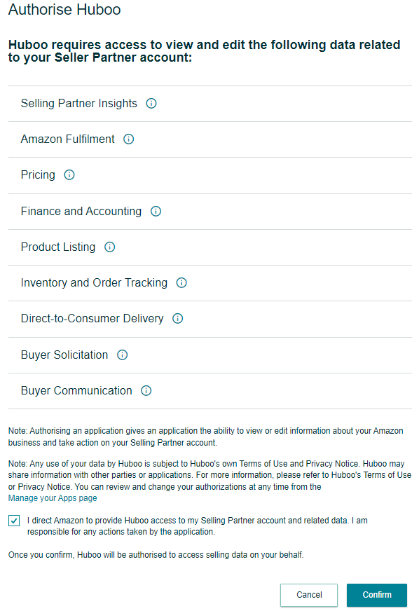 Amazon > How to Integrate with Huboo