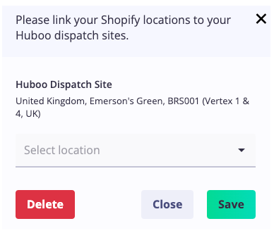 Shopify > How to Integrate with Huboo